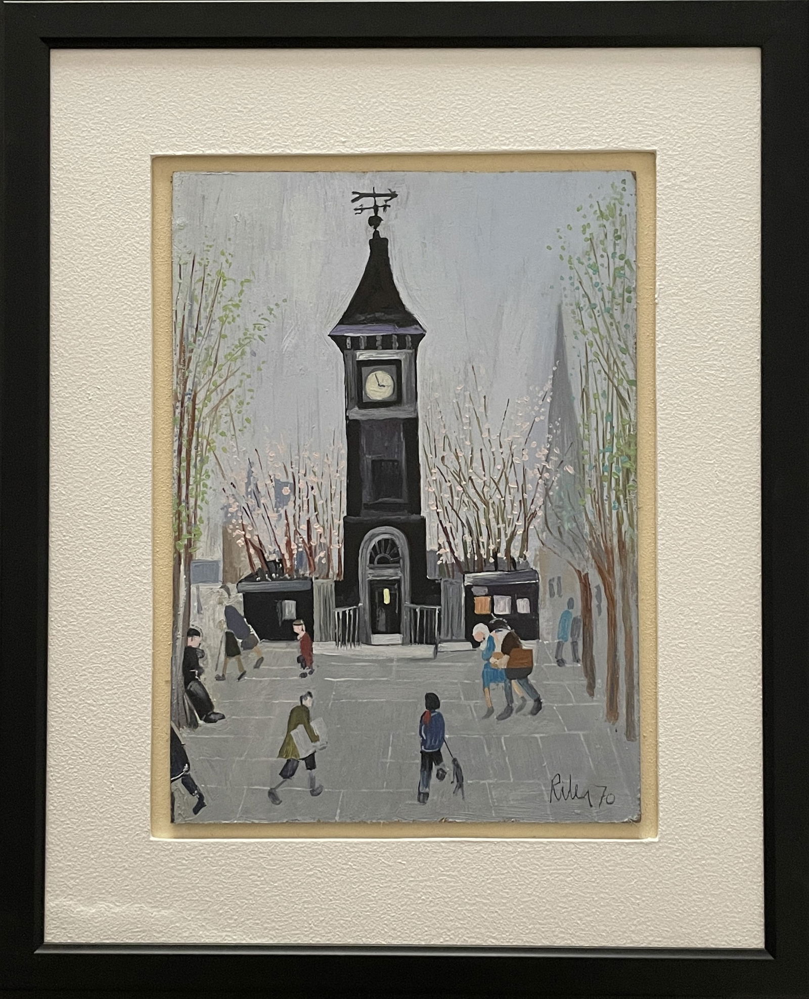Buy Harold Riley (in The Style Of) Oil On Boards - Framed | Colonial ...