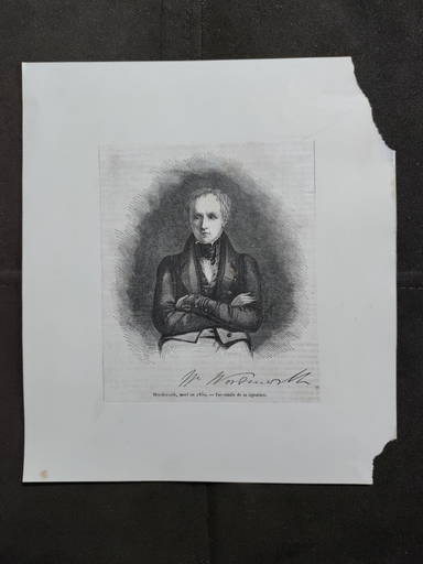 William Wordsworth Portrait French Engraving