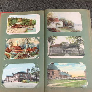 64 Antique Postcards Lot
