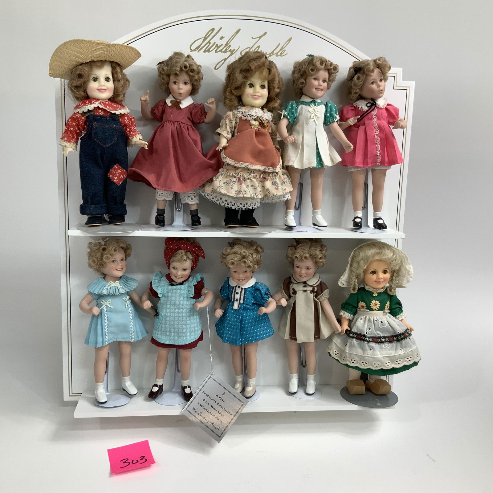Lot of 10 Danbury Mint Shirley Temple Dolls (#0303) on Feb 25, 2023 ...