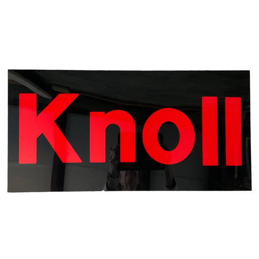 Nos Knoll Signage Backlit