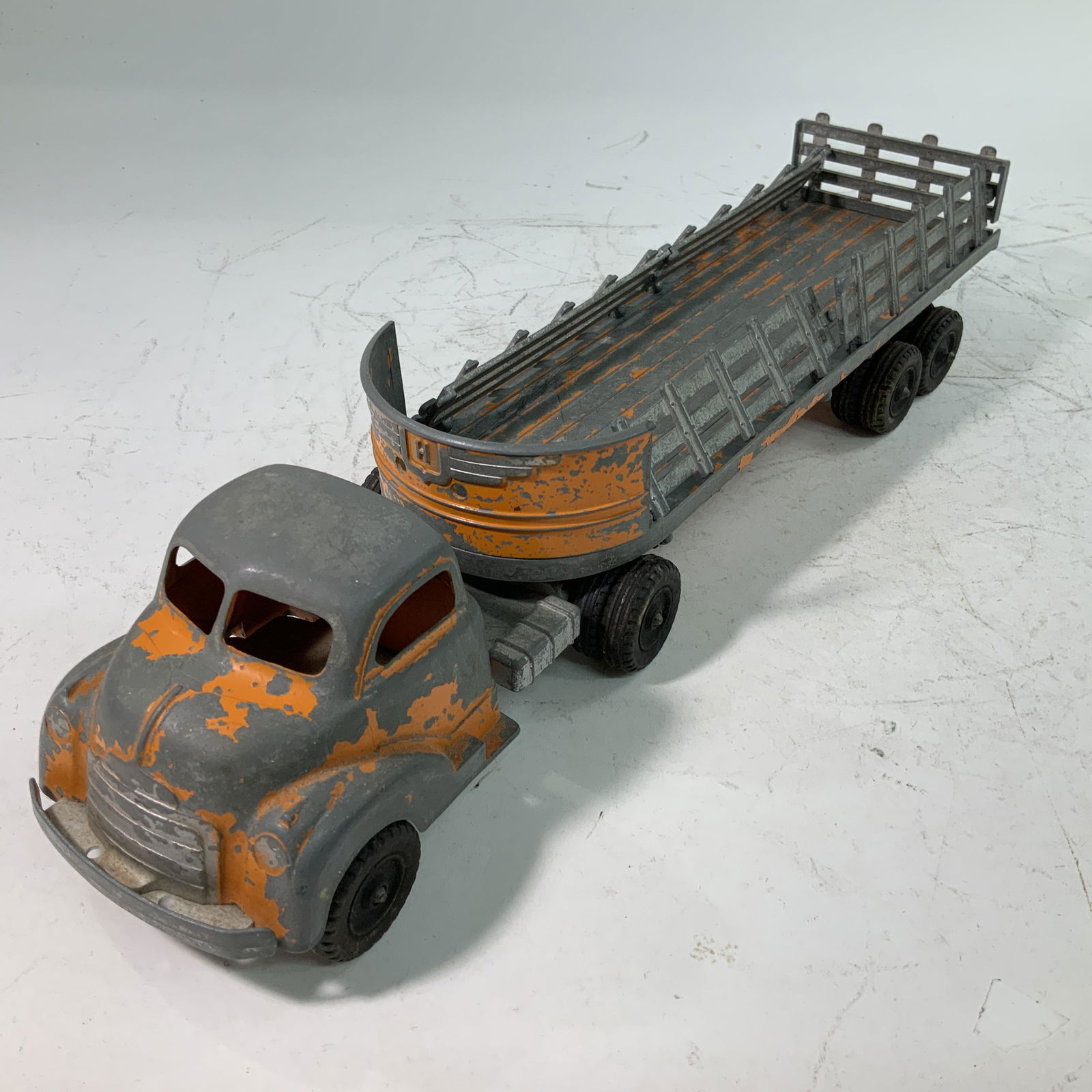 Hubley Flatbed Truck With Side Racks Auction