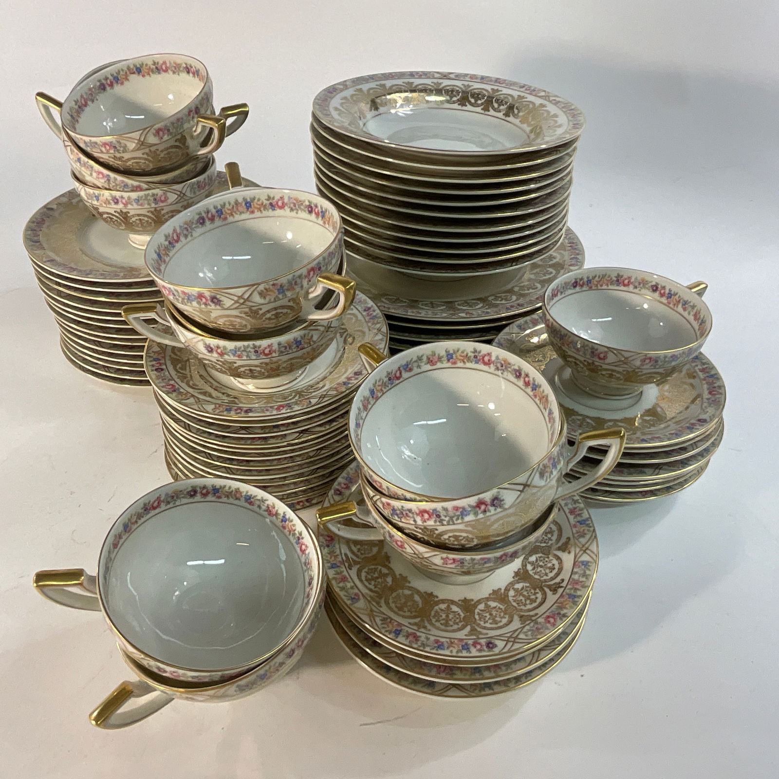 Royal Ivory Kpm Dinnerware- Partial Set Auction