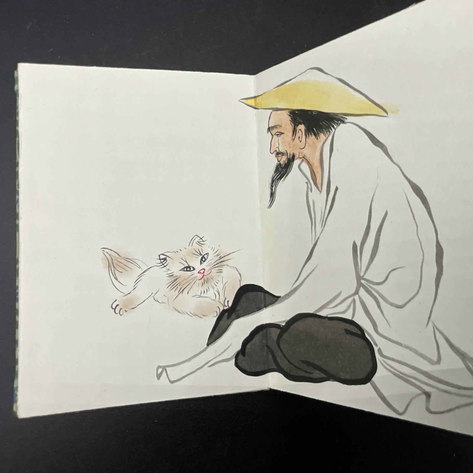 Chinese Accordion Style Book Of Original Art Auction