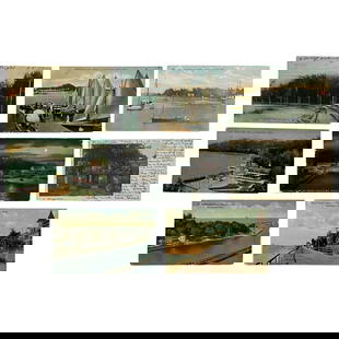 Postcards, Lake Macatawa And Macatawa Park, Holland, Michigan, Lot Of 8 ...