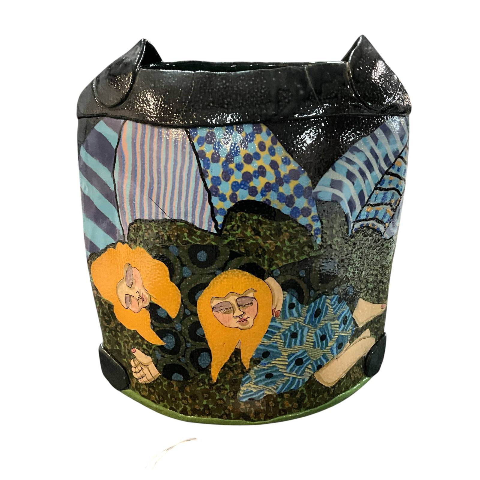 Jane Goslin Peiser (american, 1932-2022) Colorful Vase Auction