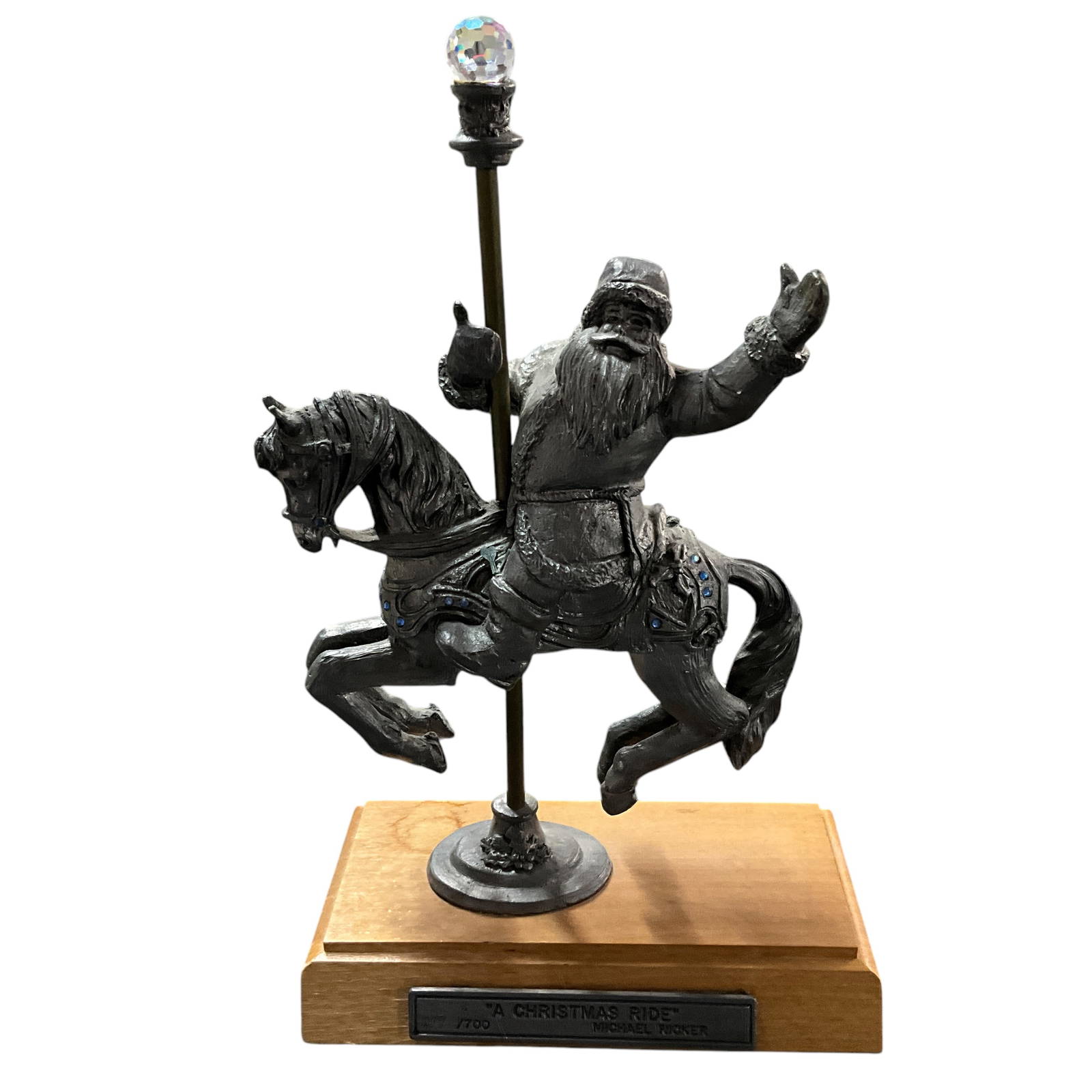 Michael Ricker Limited Edition Christmas Pewter Auction