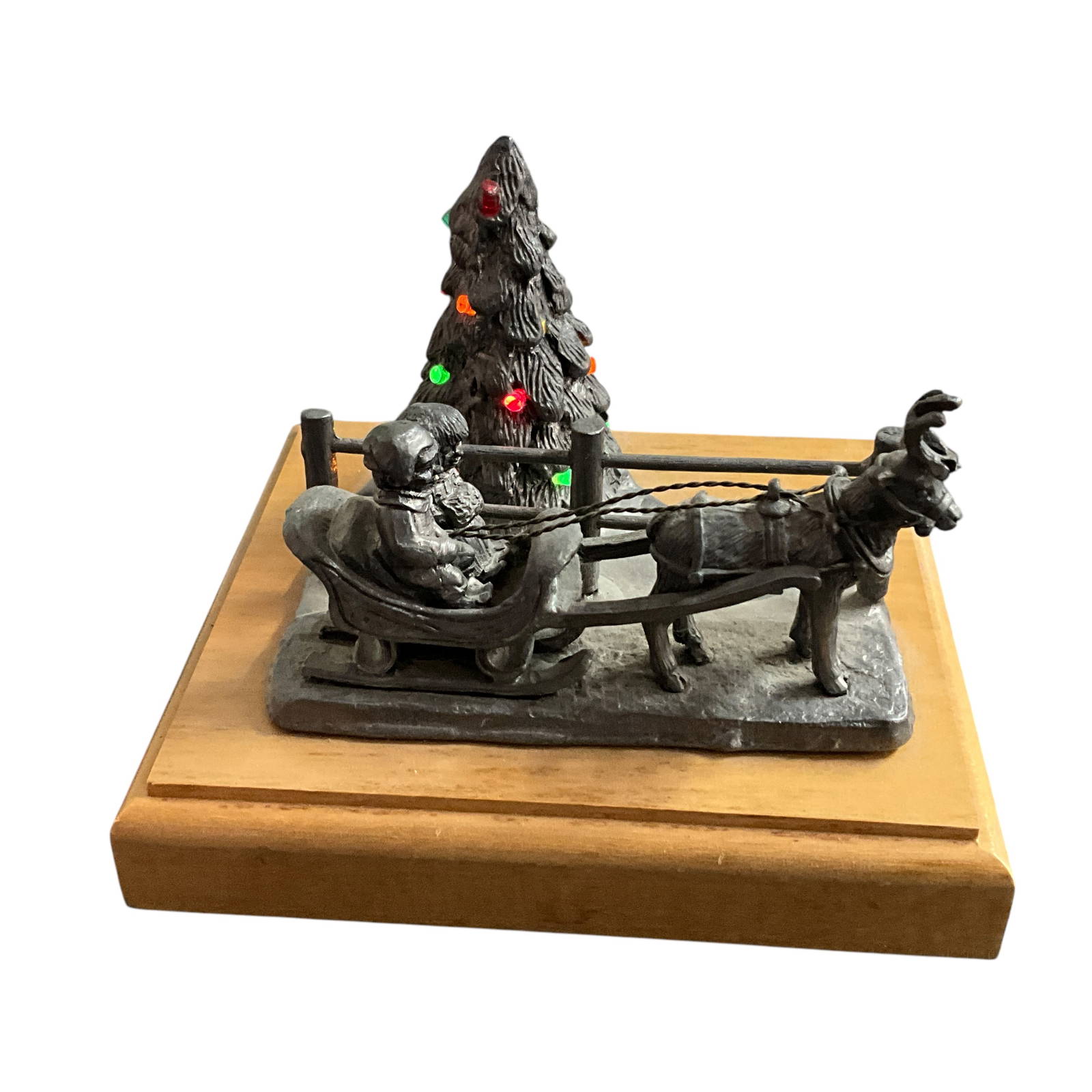 Michael Ricker Pewter Light-up Christmas Decoration Auction
