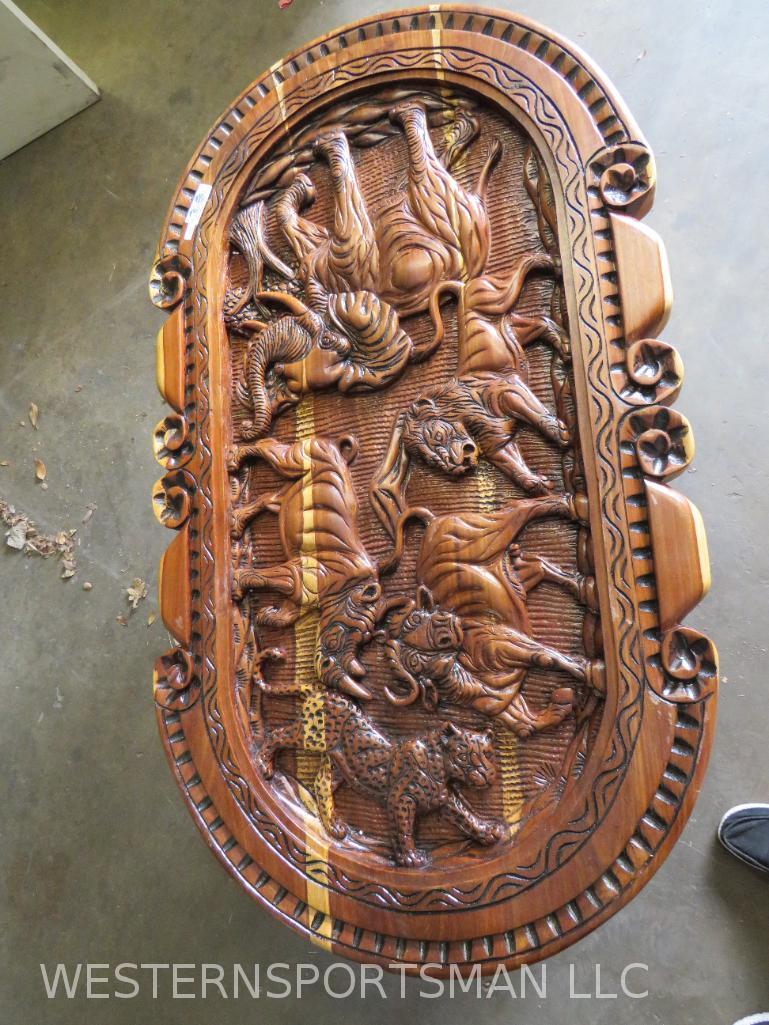 Absolutely Gorgeous Carved Big 5 Coffee Table Furniture Decor