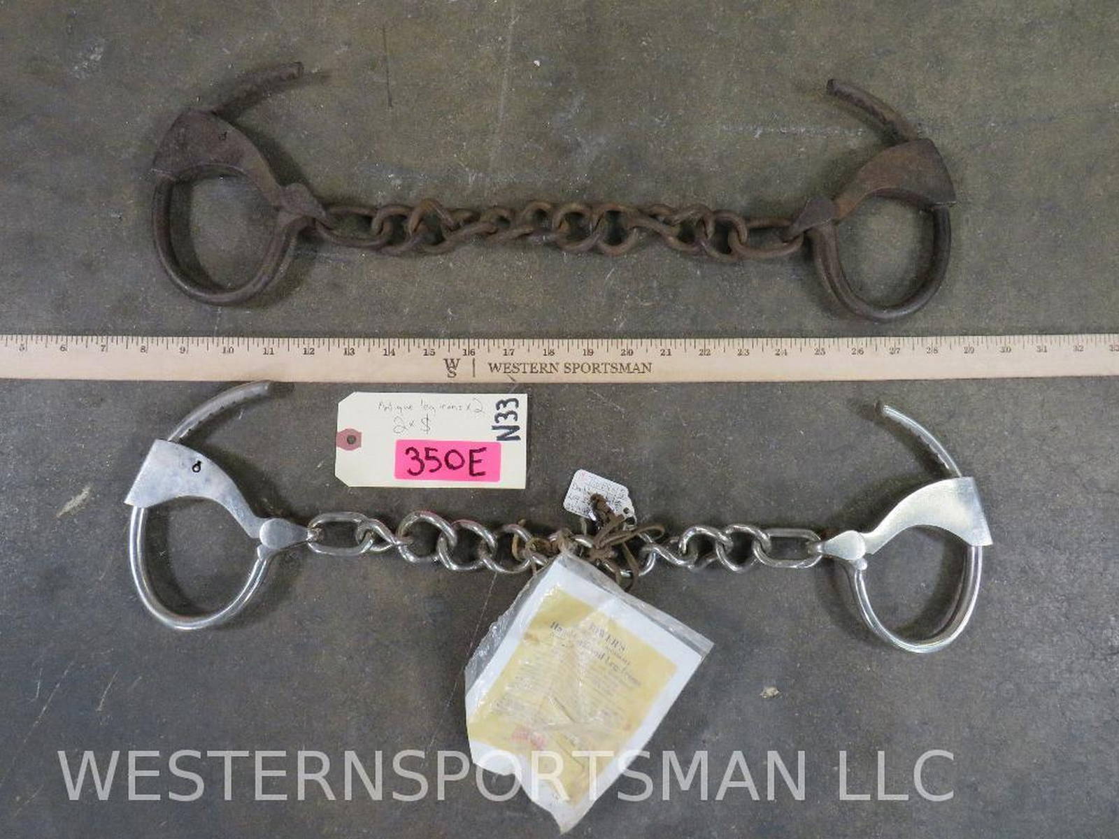 2 Sets Of Antique Leg Irons (2x$) Auction
