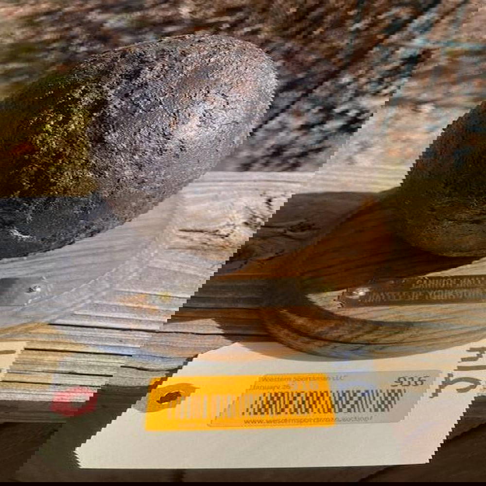 Cannon Ball, Recovered, From The Battle Of Yorktown Va. Revolutionary ...