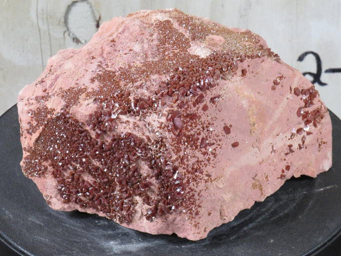 Stunning Vanadite Crystal Formation On Rock Rocks&minerals