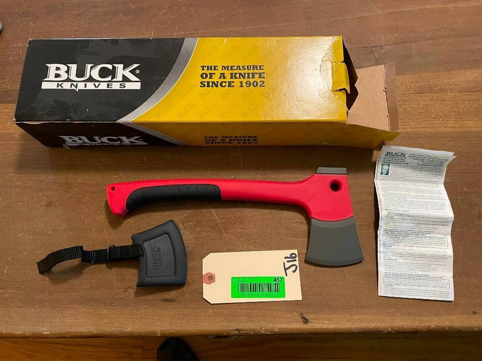 New In Box, Buck, Hatchet And Sheath, 12 Inches Long And The Head Is 5 ...