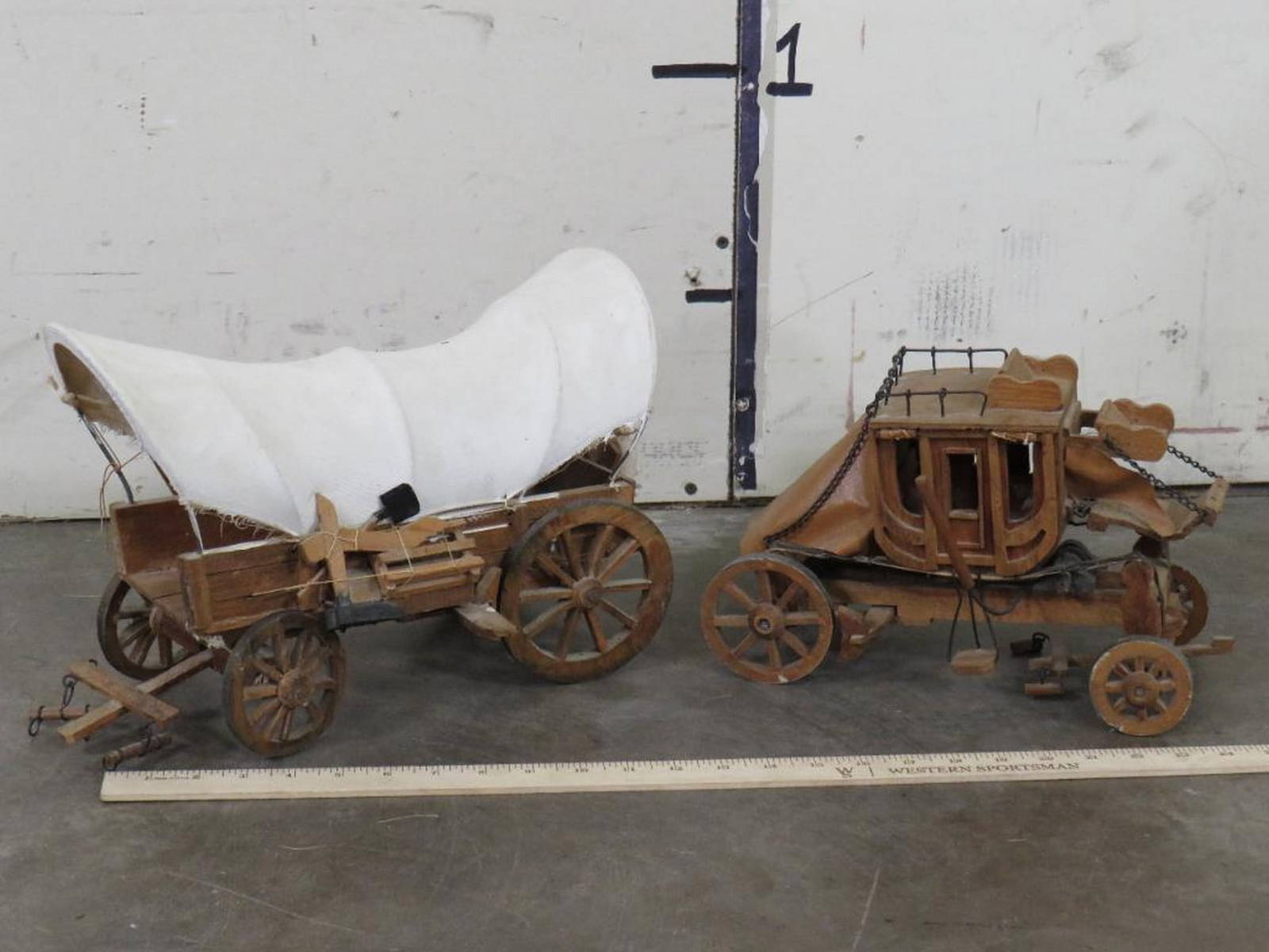 Miniature Wood Covered & Stage Coach (complete W/suspension) Western ...