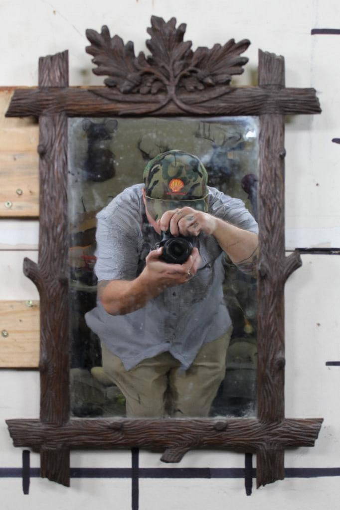 Antique Late 19th Century German Or Austrian Black Forest Carved Wood ...