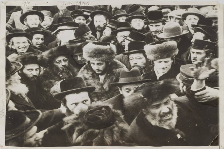 The Bobover Rebbe and Future Son-in-Law. Bobov 1931 (#0159) on Feb 07 ...