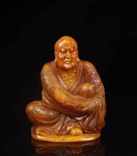 A Chinese Tian Huang Stone Luo Han Statue (#0017) on May 28, 2022 ...