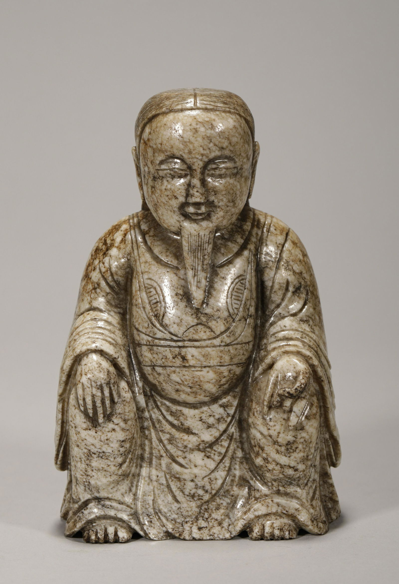 Hetian Jade Man In Qing Dynasty