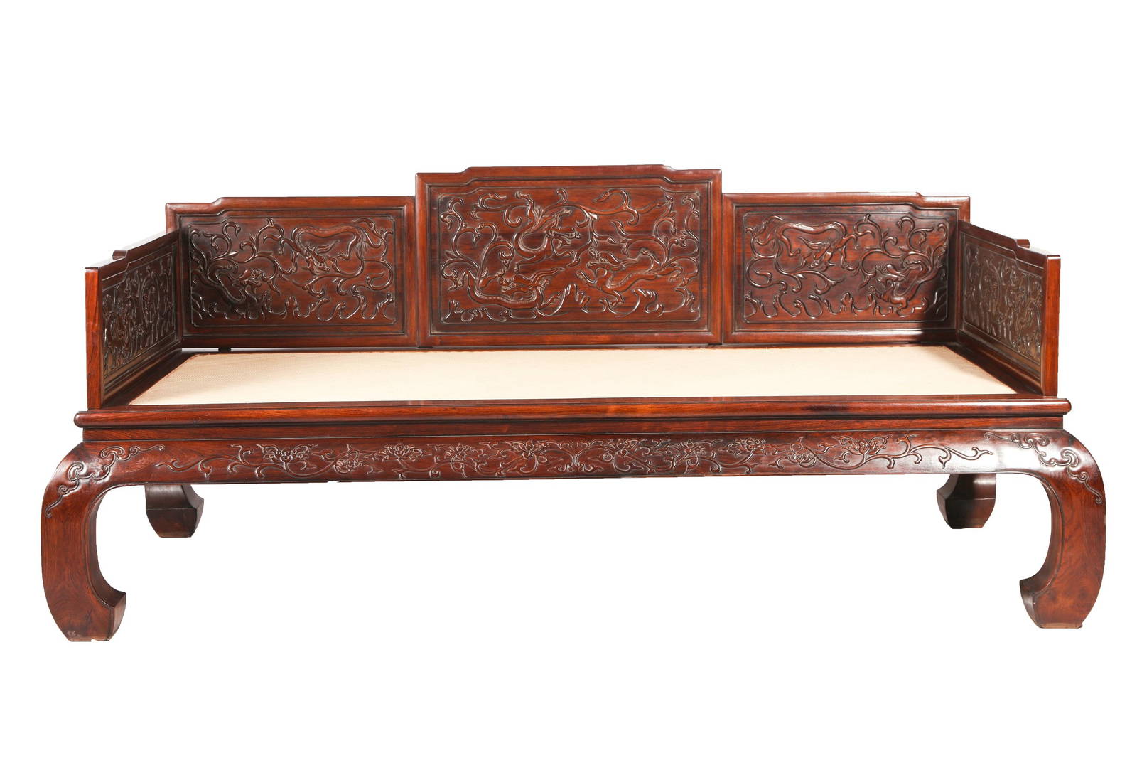 A Mahogany Arhat Bed Auction