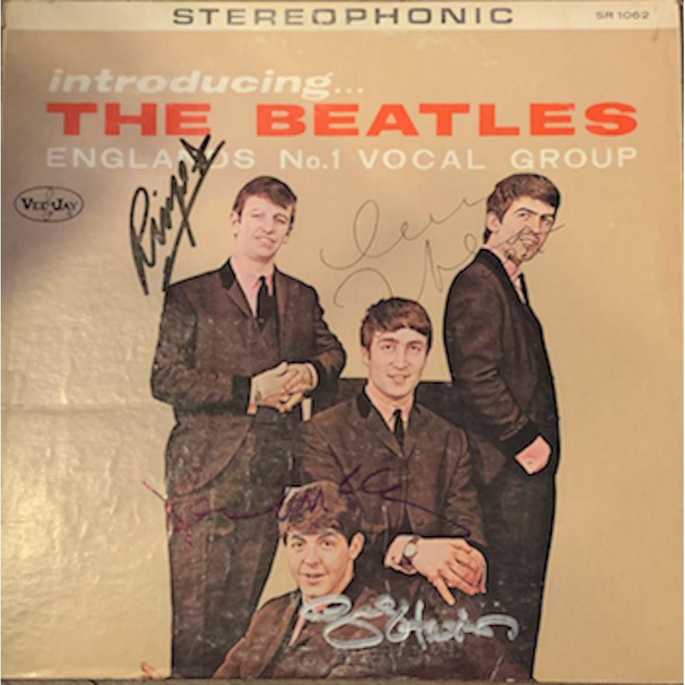 Signed Beatles Introducing The Beatles Album Cover - Aug 17, 2021 ...
