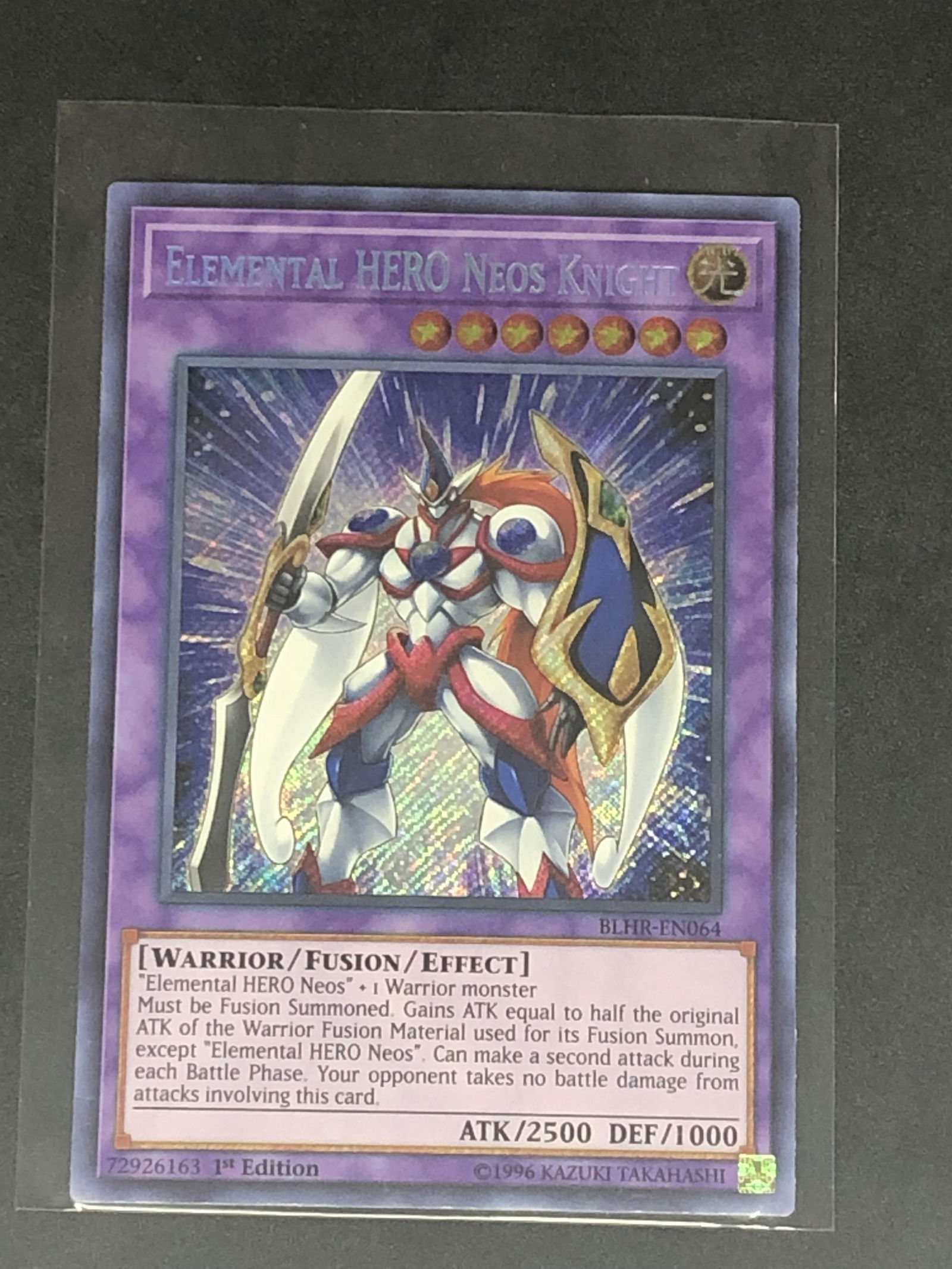 1st Edition Elemental Hero Neos Knight Prismatic Rare