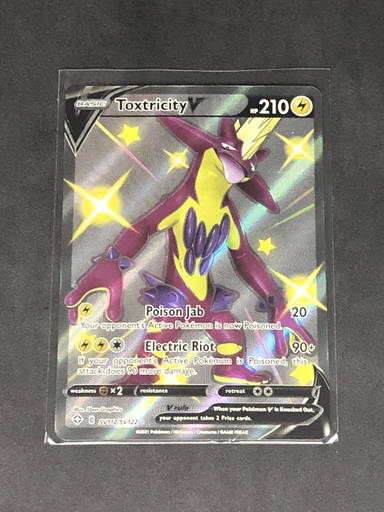 Shiny Toxtricity V Full Art Pokemon Card