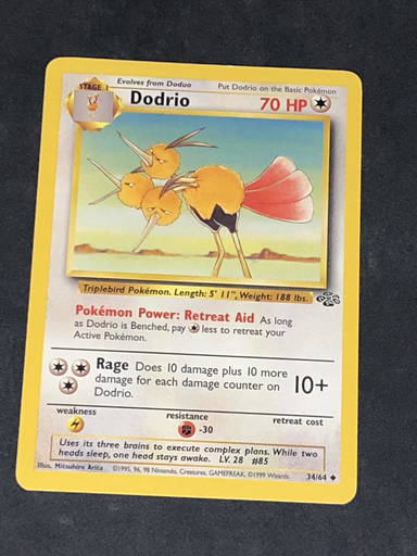 Vintage Jungle Set Dodrio Pokemon Card