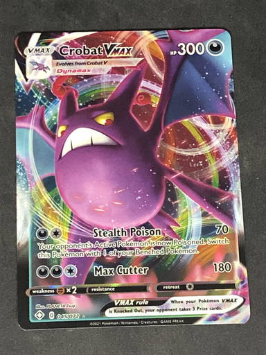 Crobat Vmax Full Art Pokemon Card