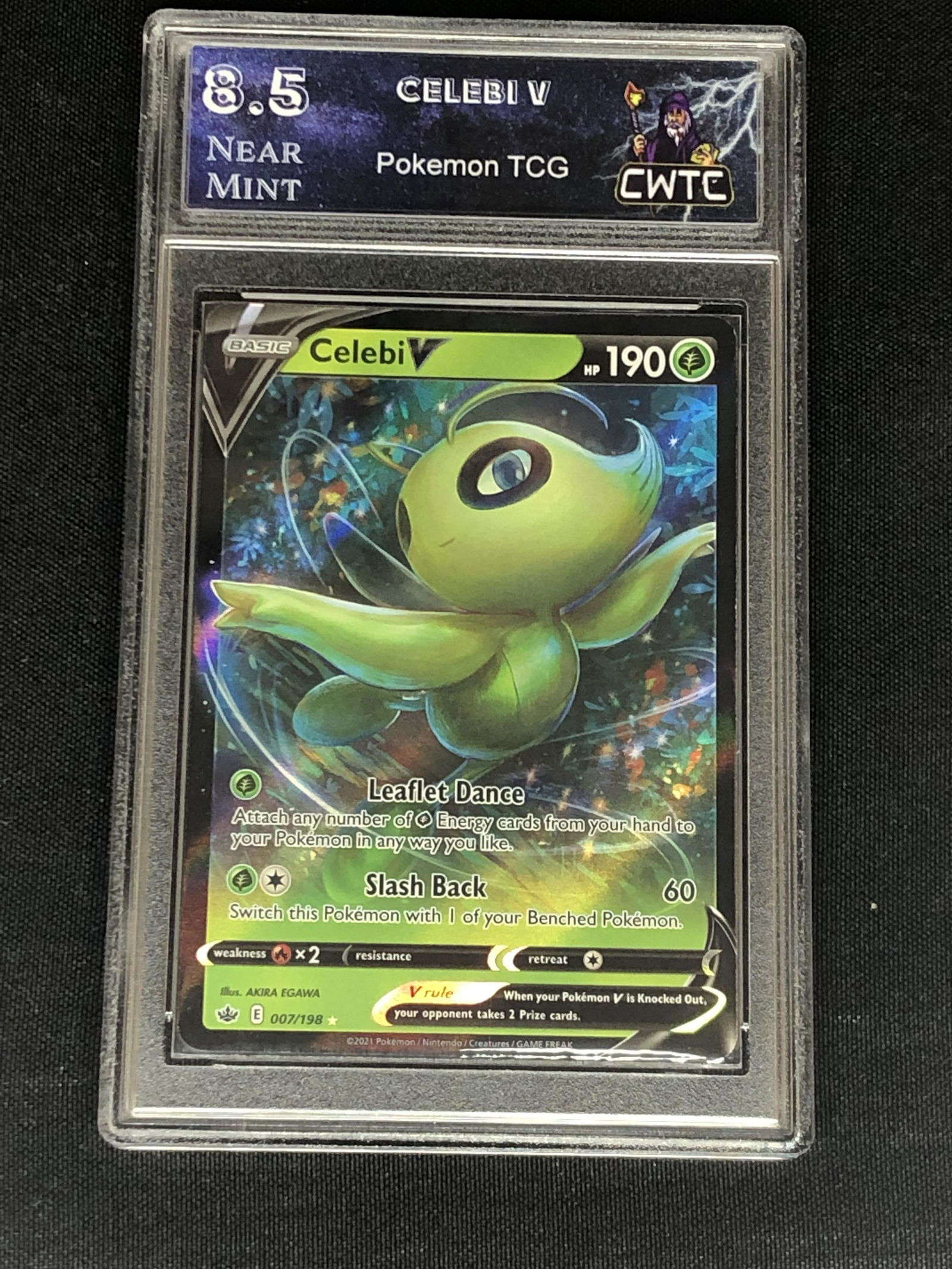 Celebi V Pokemon Card Graded CWTC 8.5 - Mar 26, 2022 | Crown ...