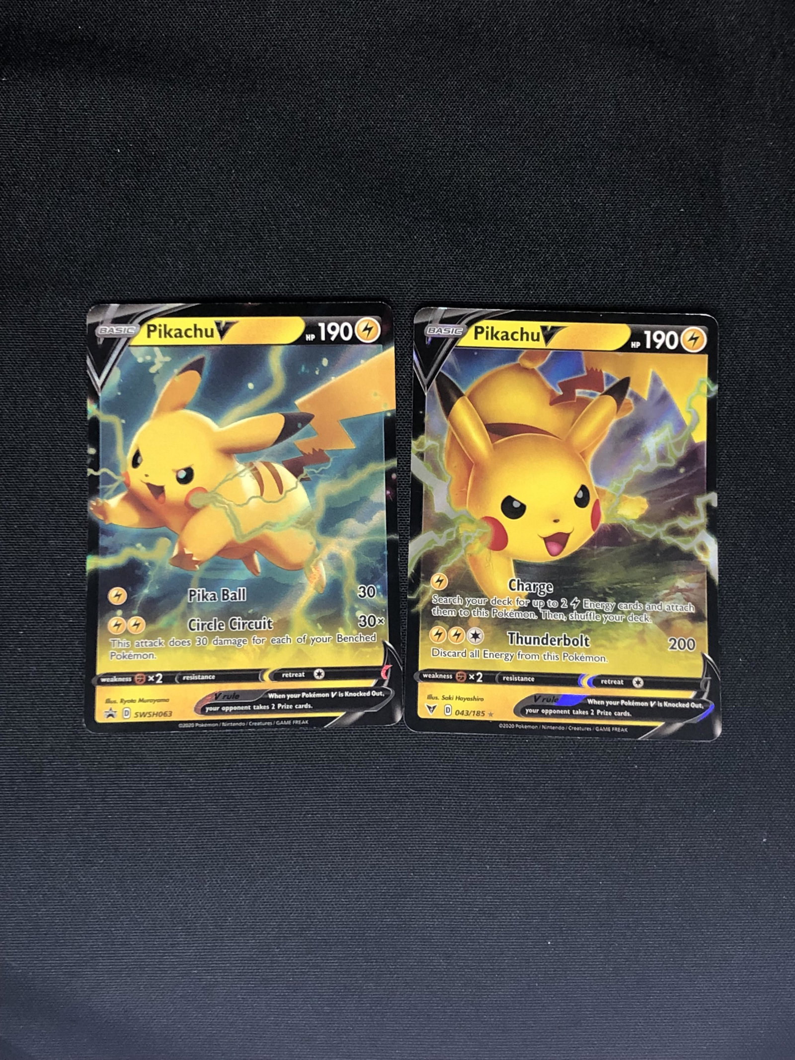 Pikachu V Pokemon Cards