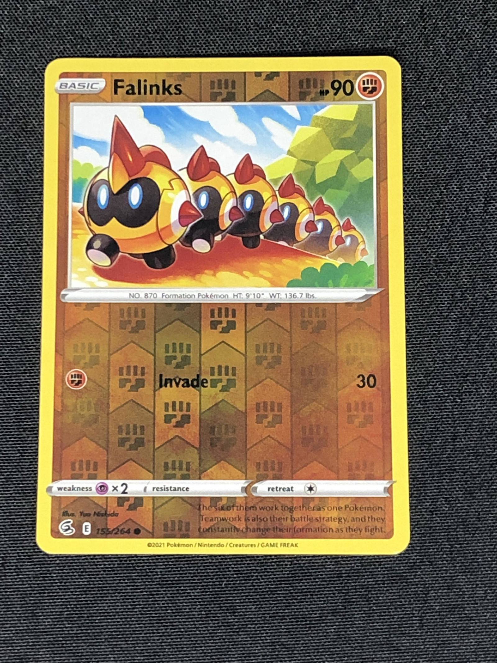 Reverse Holo Falinks Pokemon Card (#0009) on May 18, 2022 | Donaldson ...