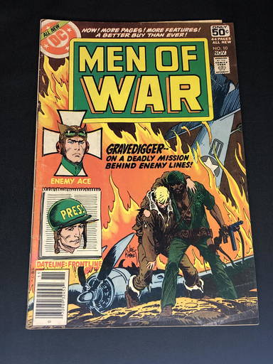 Bronze Age Dc Men Of War Comic Book