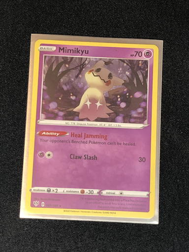 Mimikyu Holo Pokemon Card