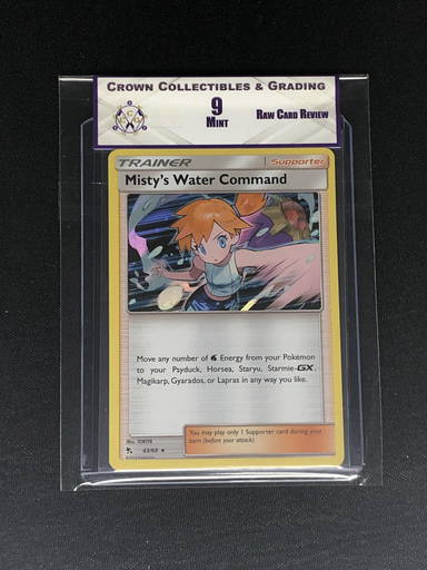 Rcr Misty's Water Command Cc&g Pokemon Card