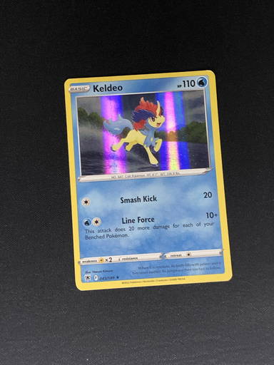 Keldo Pokemon Card Single In Moderately Played Condition