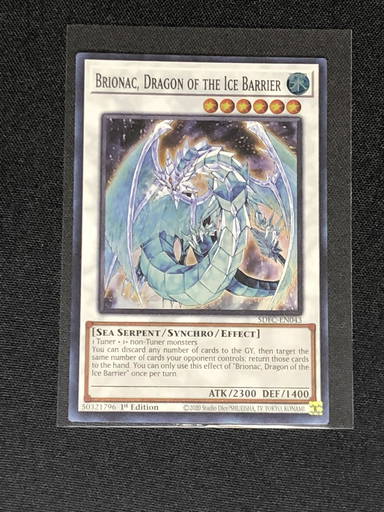 Brionac, Dragon Of The Ice Barrier Yu Gi Oh! Card Single In Moderately ...