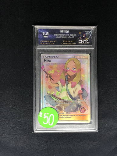 Mina CWTC 9.5 Pokemon Card (#0427) on Aug 27, 2022 | Crown Collectibles ...