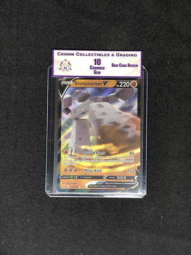 Rcr Stonjourner V Cc&g 10 Pokemon Card