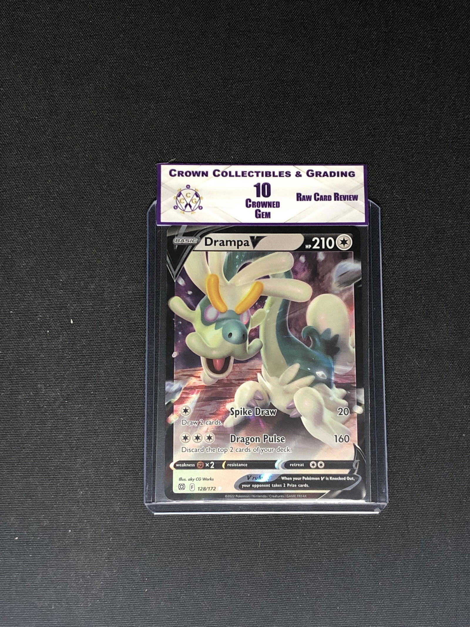 RCR Drampa V CC&G 10 Pokemon Card - Sep 21, 2022 | Crown Collectibles ...