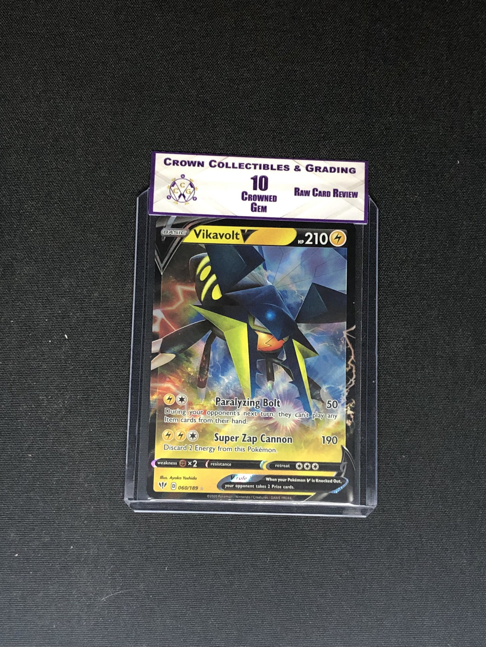 RCR Vikavolt V CC&G 10 Pokemon Card - Sep 21, 2022 | Crown Collectibles ...