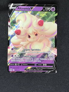 Alcremie V Pokemon Card