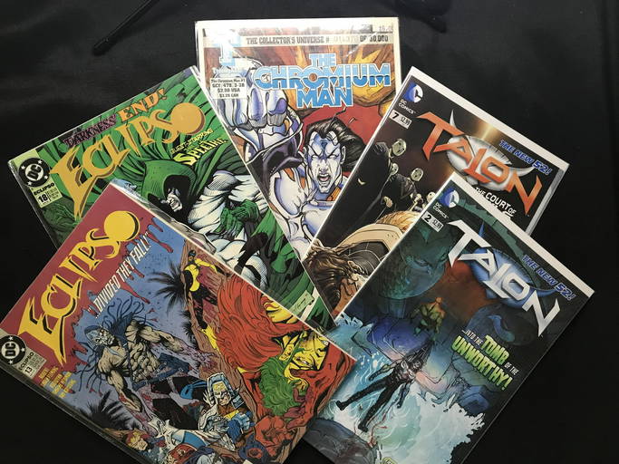 Lot of 5 comics (DC Eclipse, DC Talon, and The Chromium Man) - Nov 13 ...