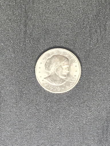 1979 Philadelphia Minted Susan B. Anthony Coin In Circulated Condition