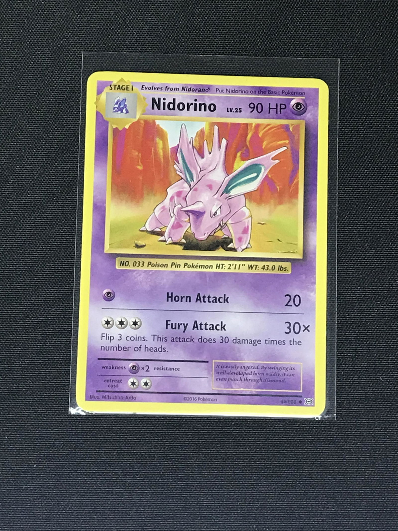 Nidorino Pokemon Card Auction