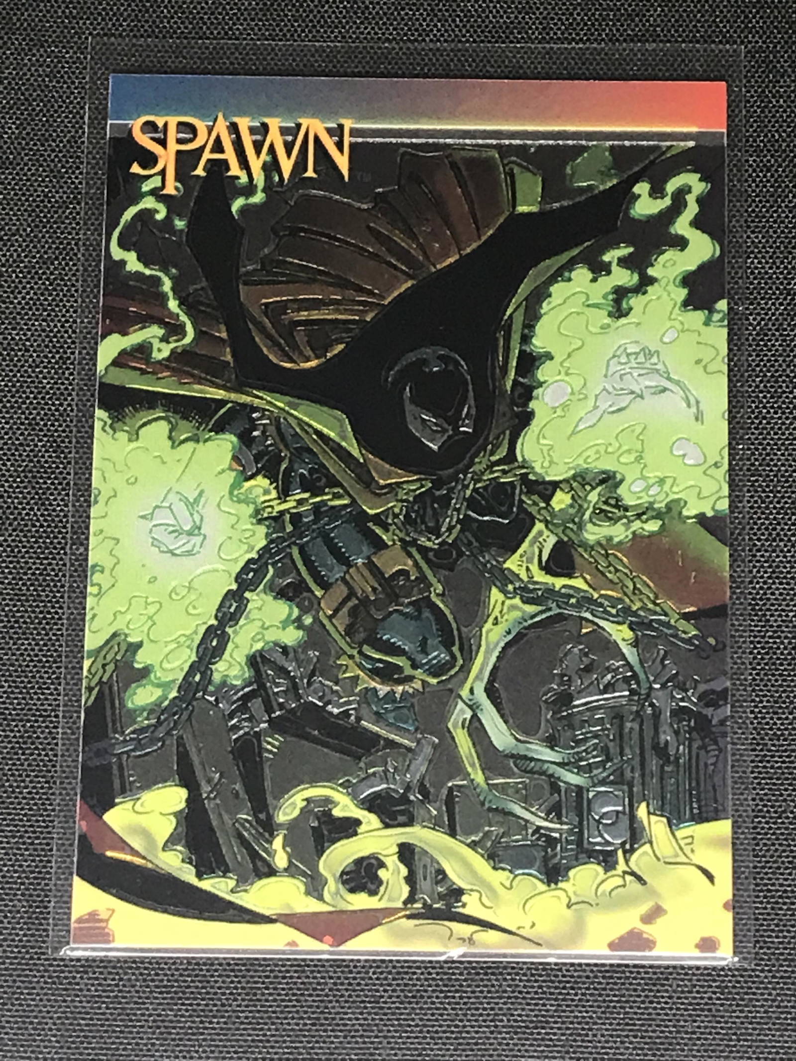 Vintage Spawn Comic Book Chrome Trading Card Auction