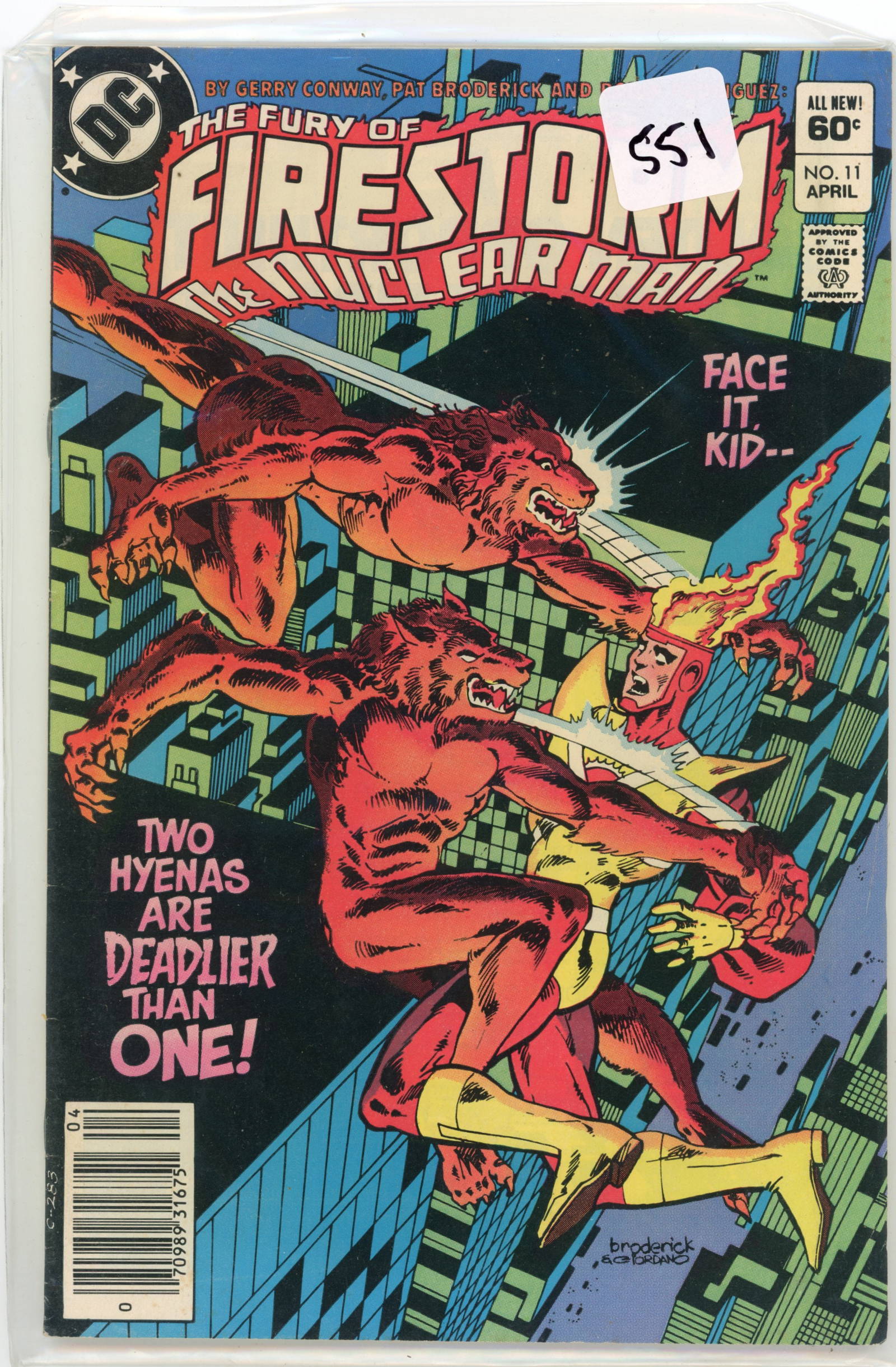 1982 Dc The Fury Of Firestorm Issue 11 Auction