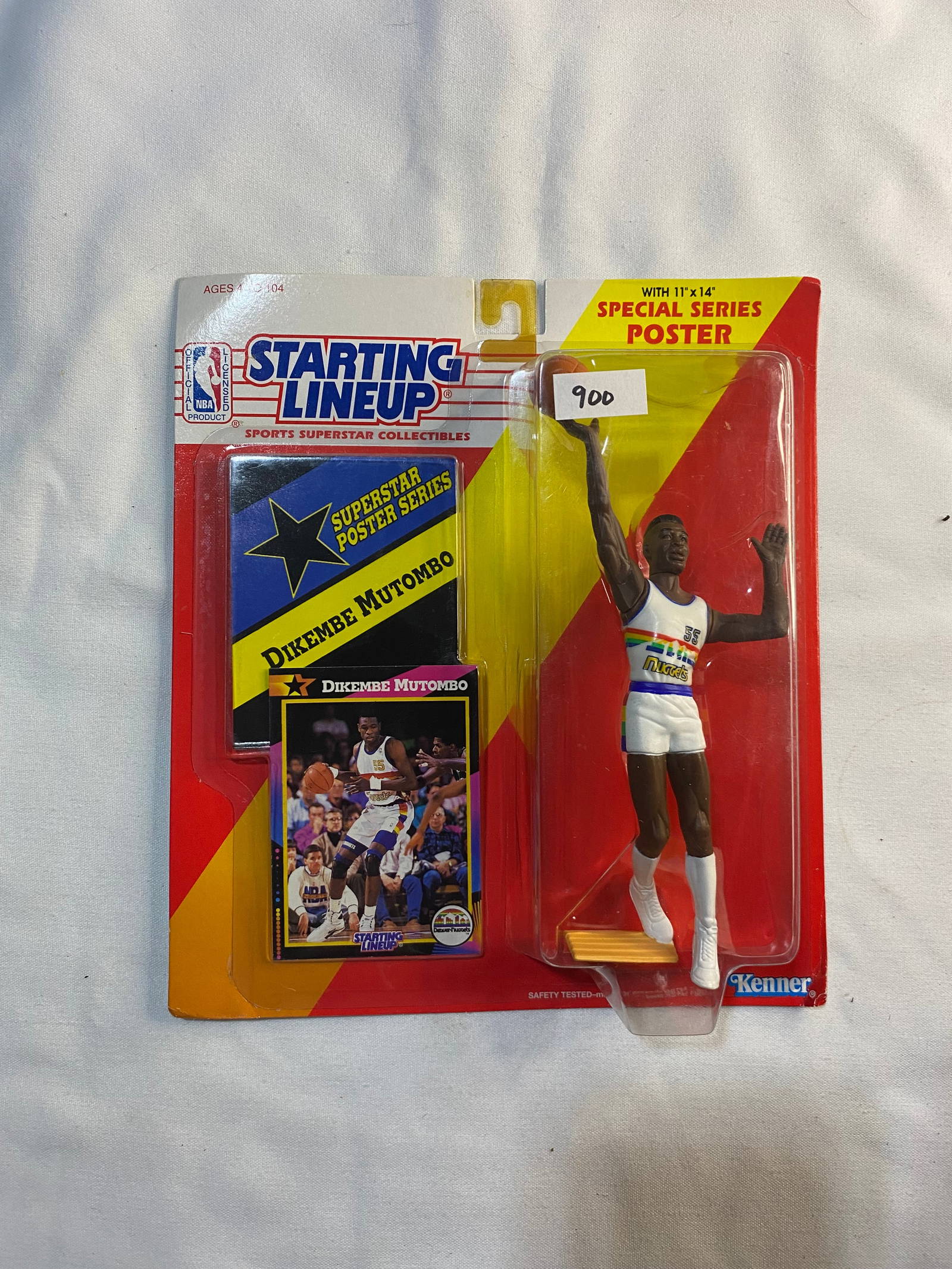 1992 Starting Lineup Dikembe Mutombo - Special Series Poster Included ...