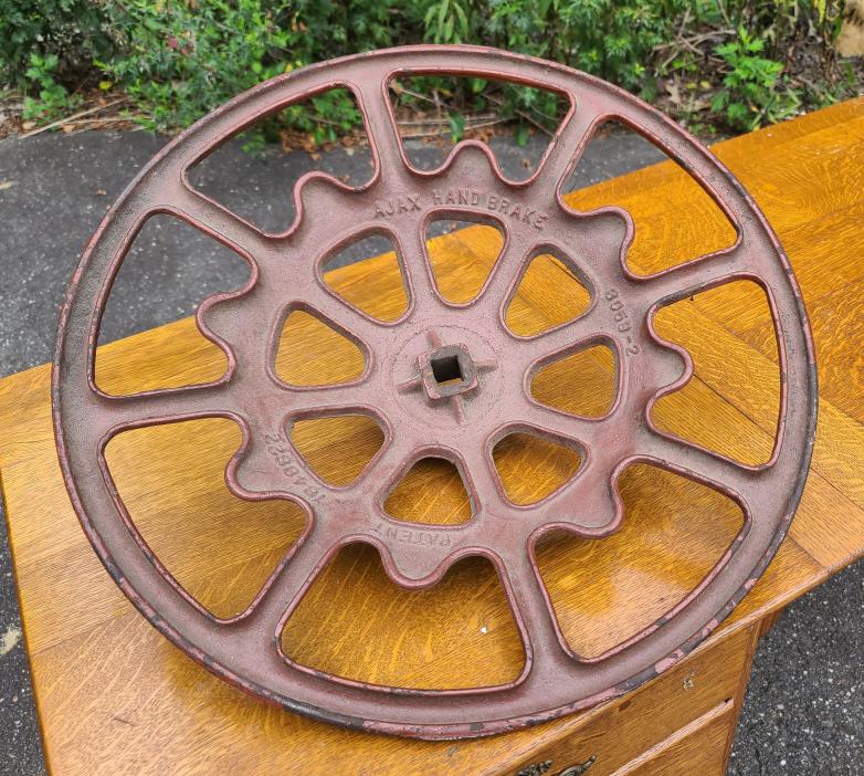 Original Railroad Brake Wheel
