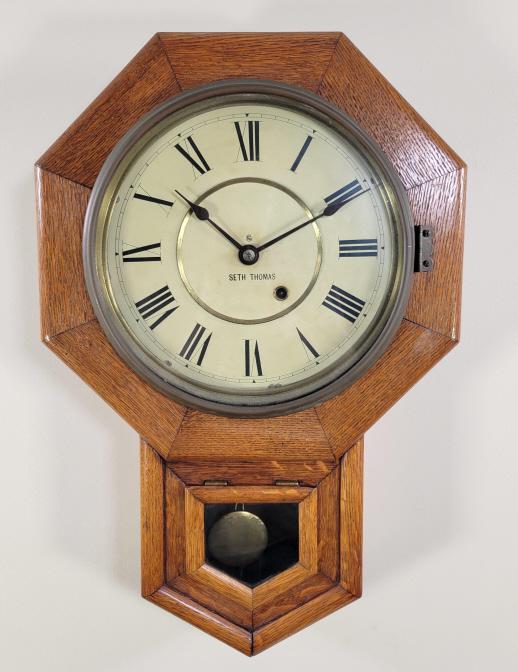 Seth Thomas School House Regulator Wall Clock