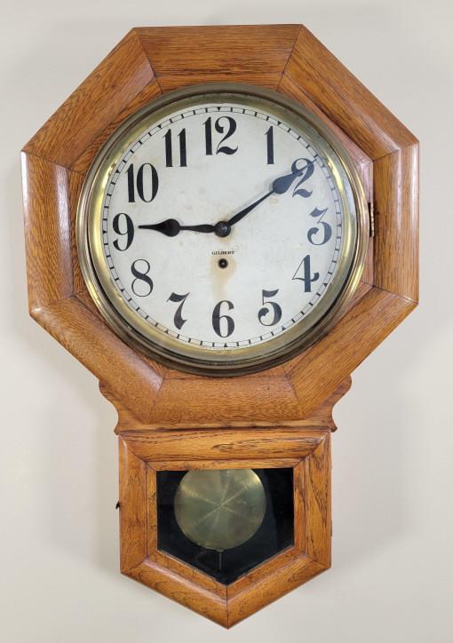 Gilbert School House Regulator Wall Clock